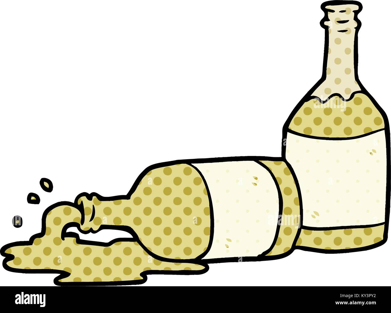Cartoon spilled beer Stock Vector Images - Alamy