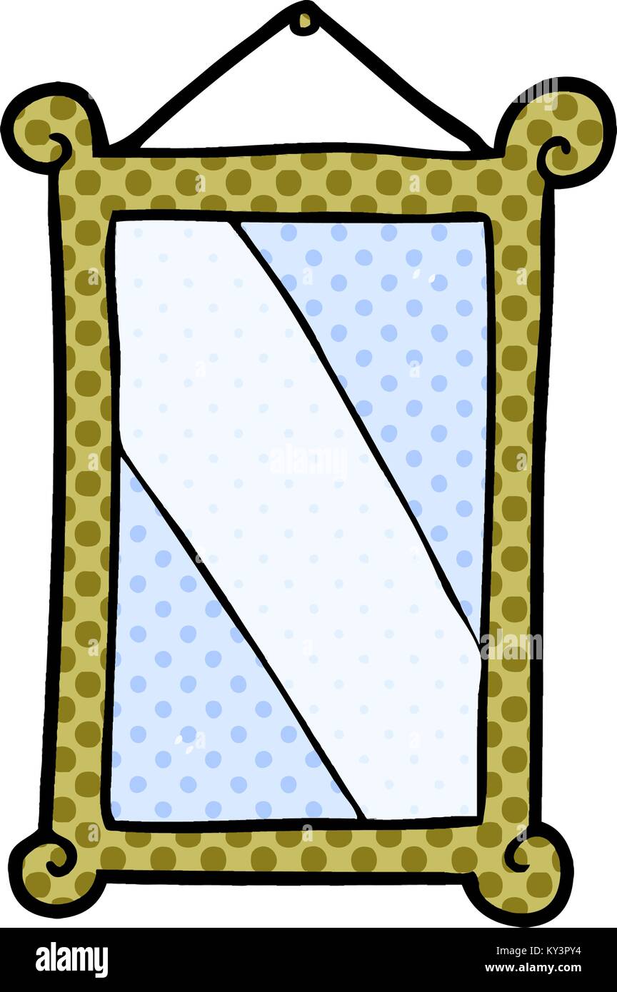 cartoon framed old mirror Stock Vector Image & Art - Alamy