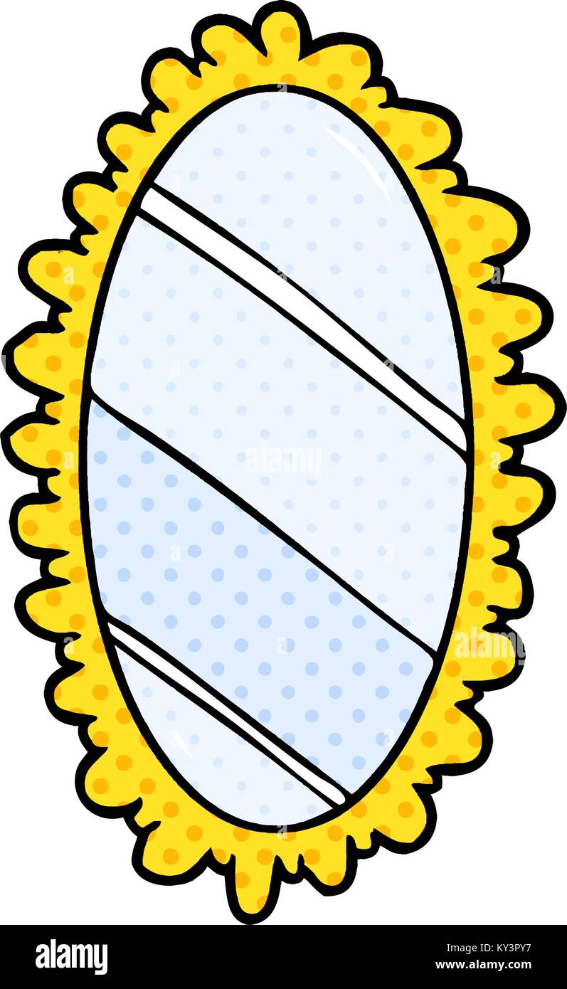 cartoon framed old mirror Stock Vector Image & Art - Alamy