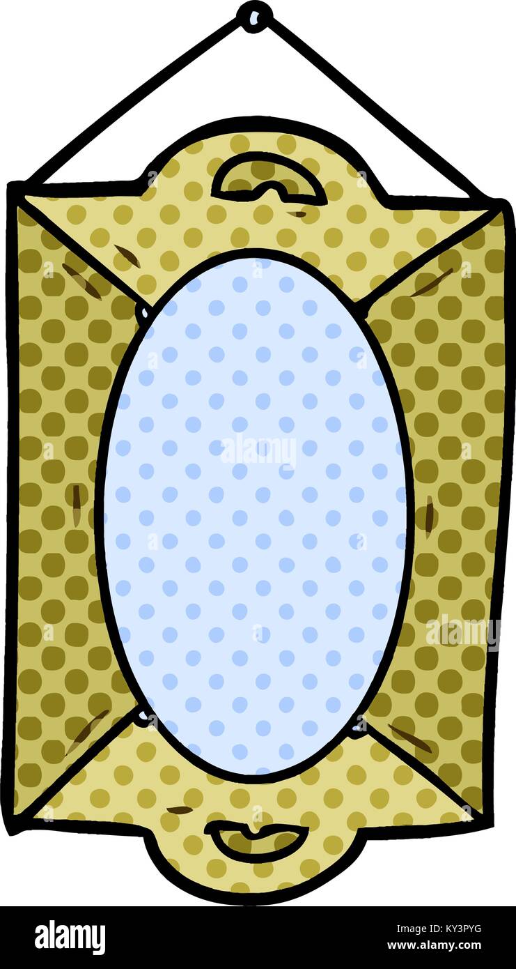 cartoon framed old mirror Stock Vector Image & Art - Alamy