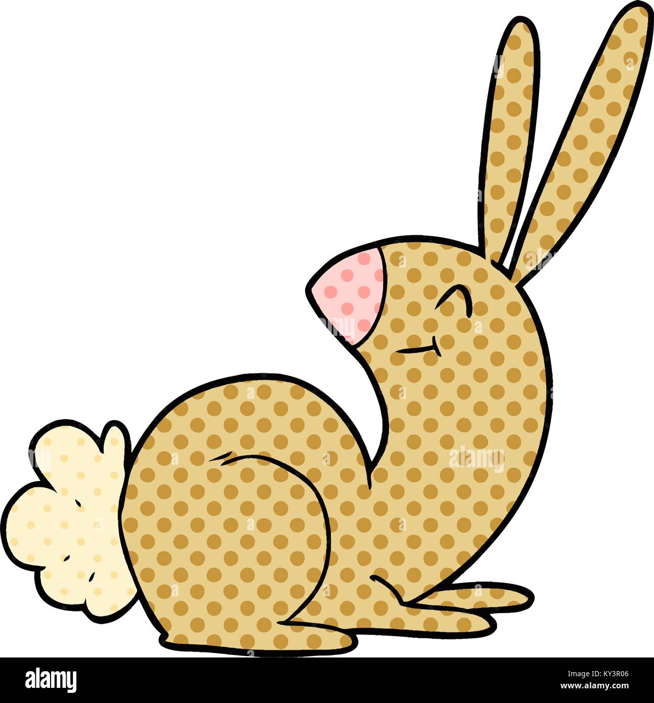 cute cartoon rabbit Stock Vector Image & Art - Alamy