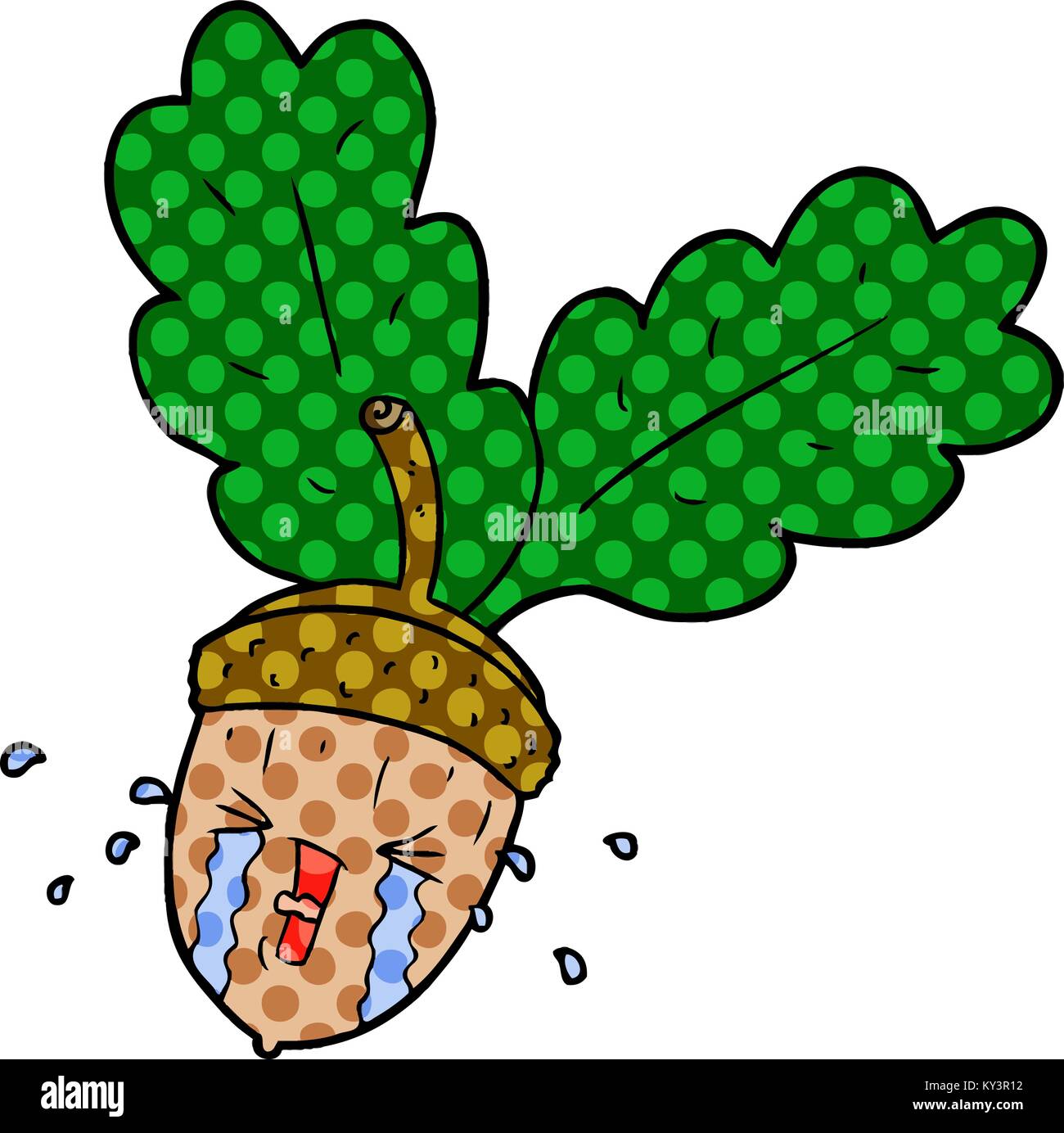Crying nut Stock Vector Images - Alamy