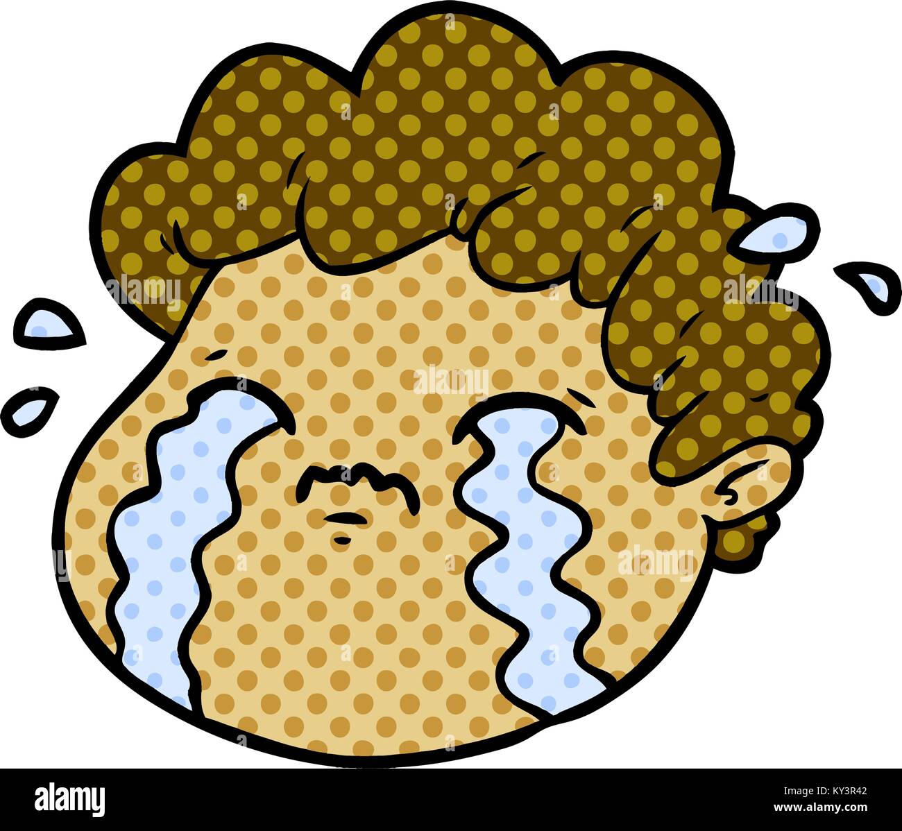 cartoon crying boy Stock Vector Image & Art - Alamy
