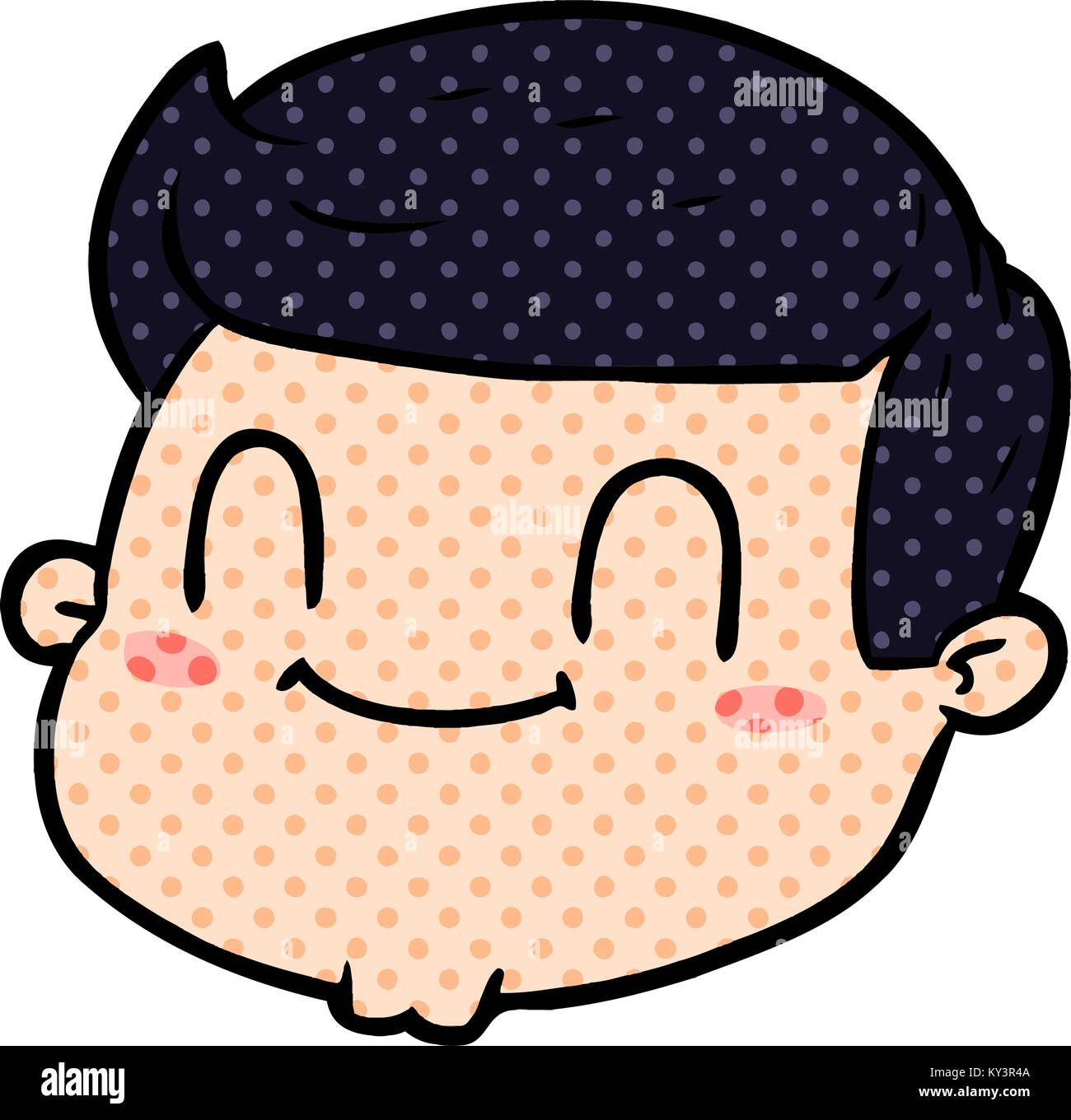 cartoon male face Stock Vector Image & Art - Alamy