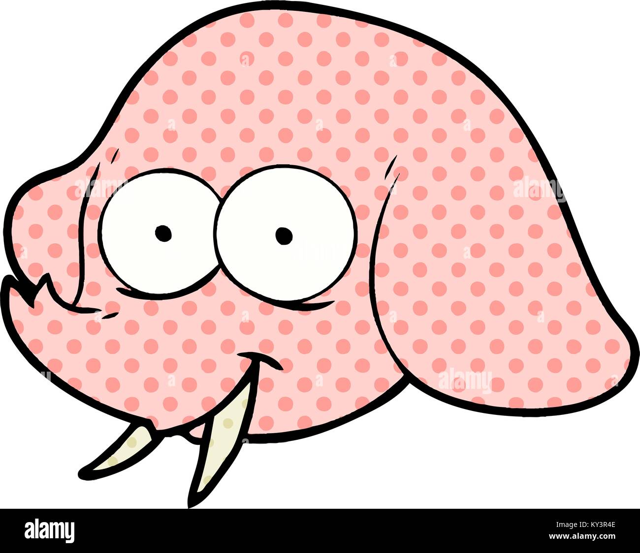 cartoon elephant face Stock Vector Image & Art - Alamy