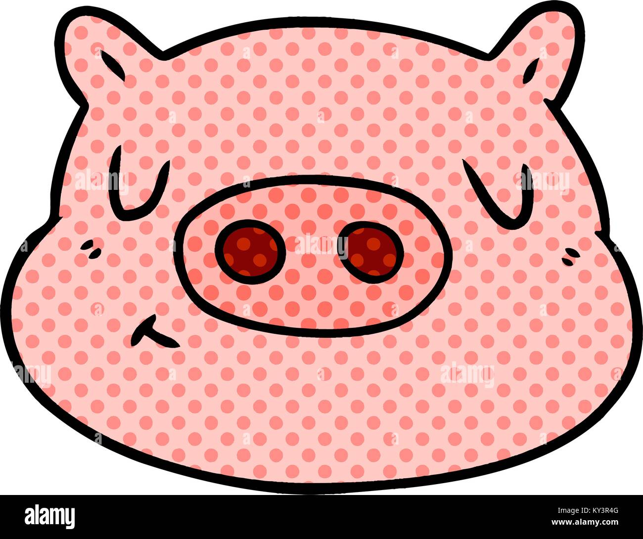 cartoon pig face Stock Vector Image & Art - Alamy