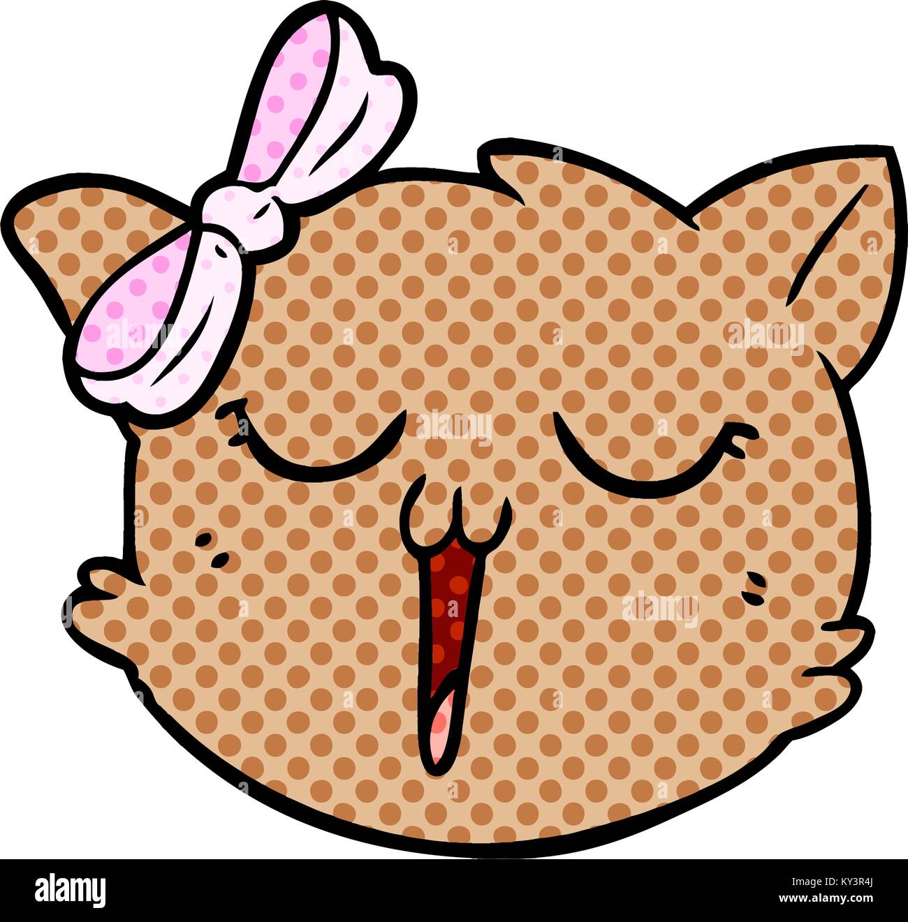 cartoon cat face Stock Vector Image & Art - Alamy