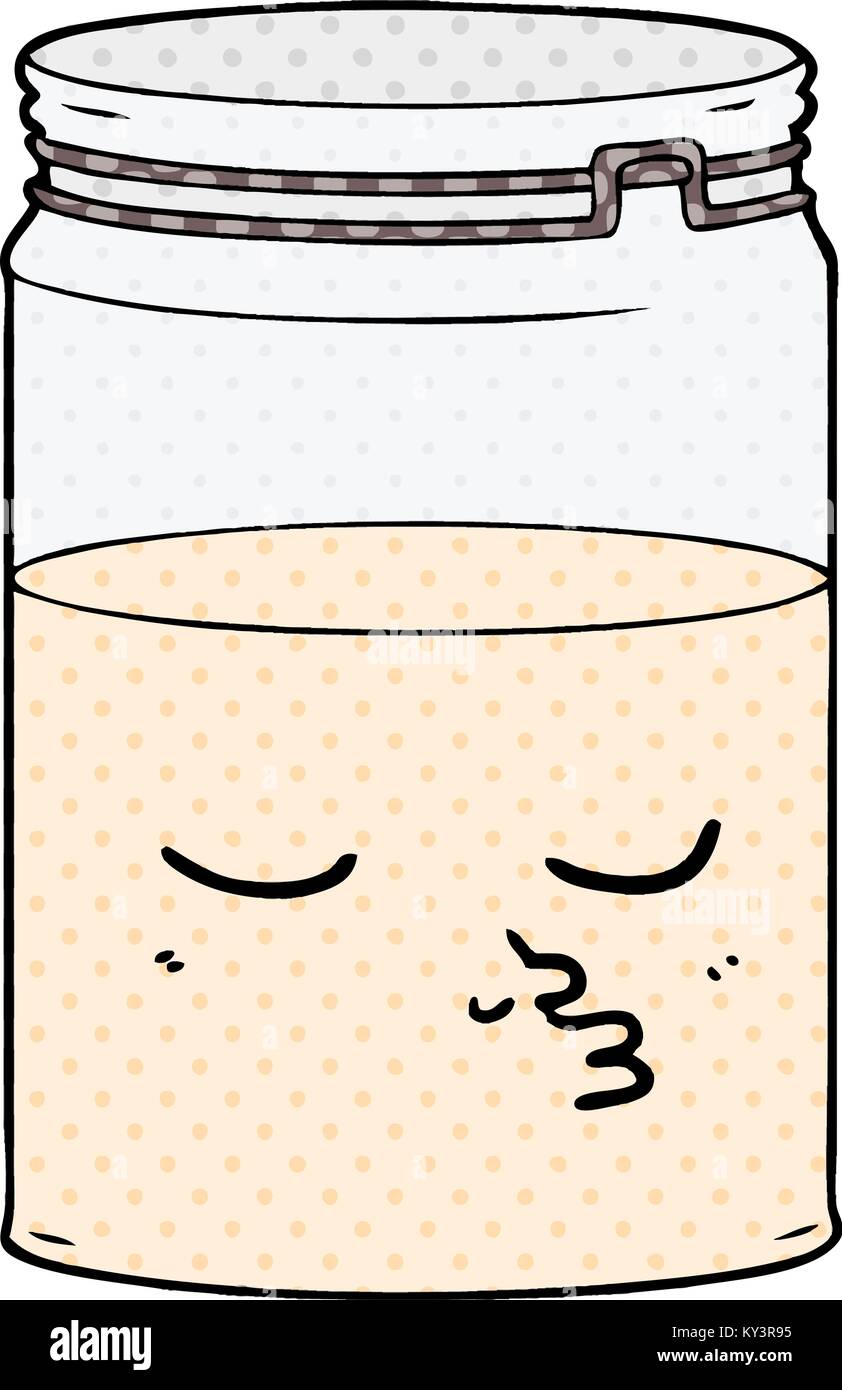 cartoon glass jar Stock Vector Image & Art - Alamy