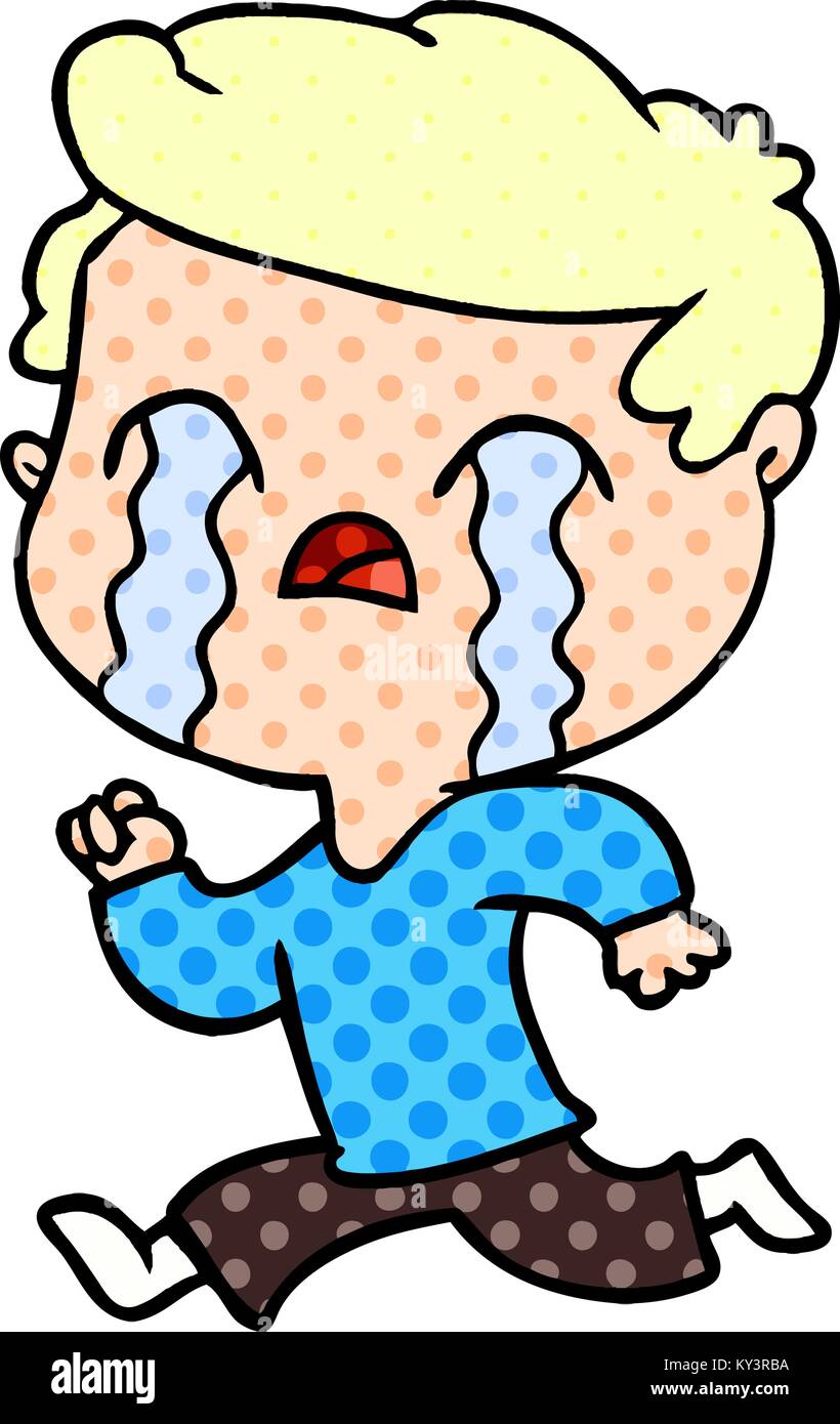 cartoon man crying Stock Vector Image & Art - Alamy