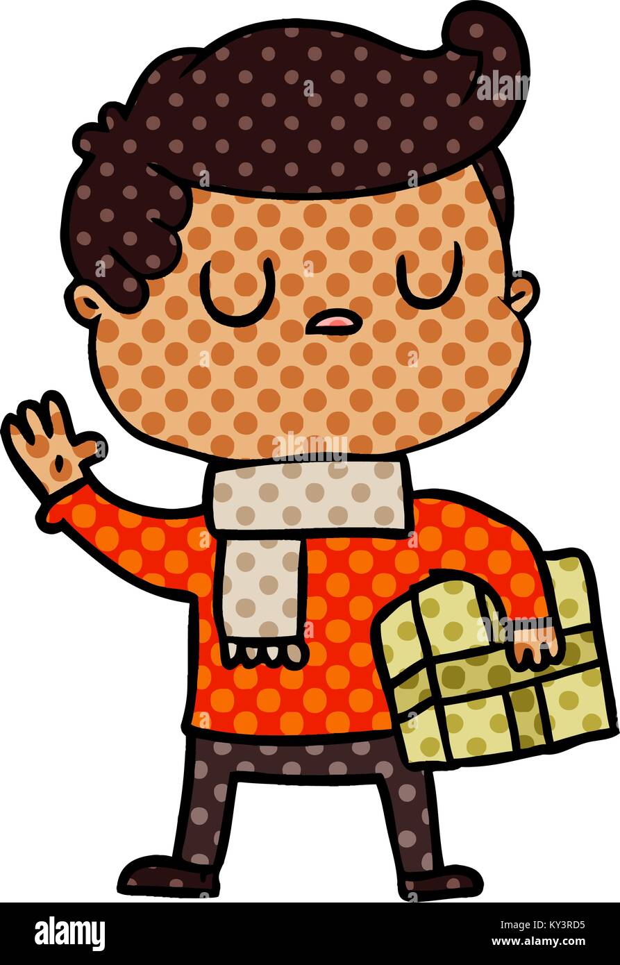 cartoon aloof man Stock Vector Image & Art - Alamy