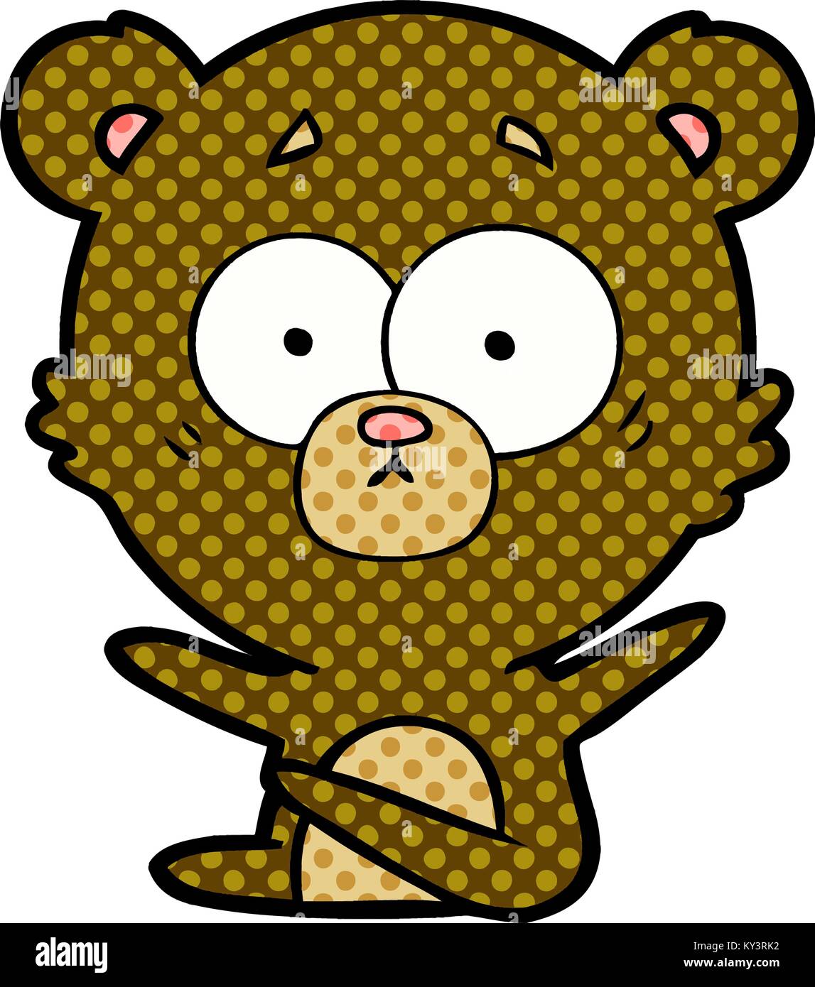 surprised bear cartoon Stock Vector Image & Art - Alamy