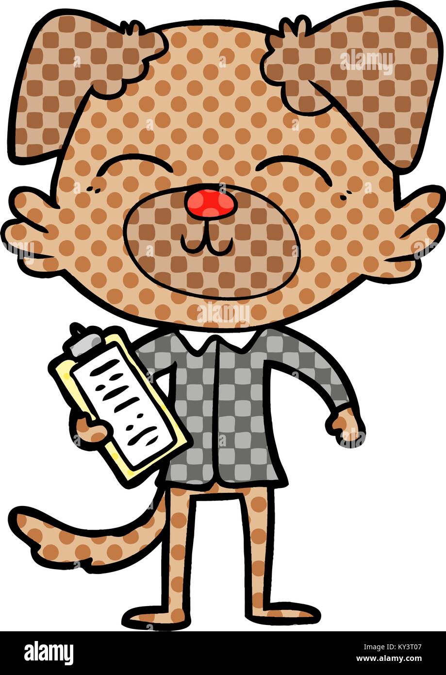 cartoon dog manager Stock Vector Image & Art - Alamy