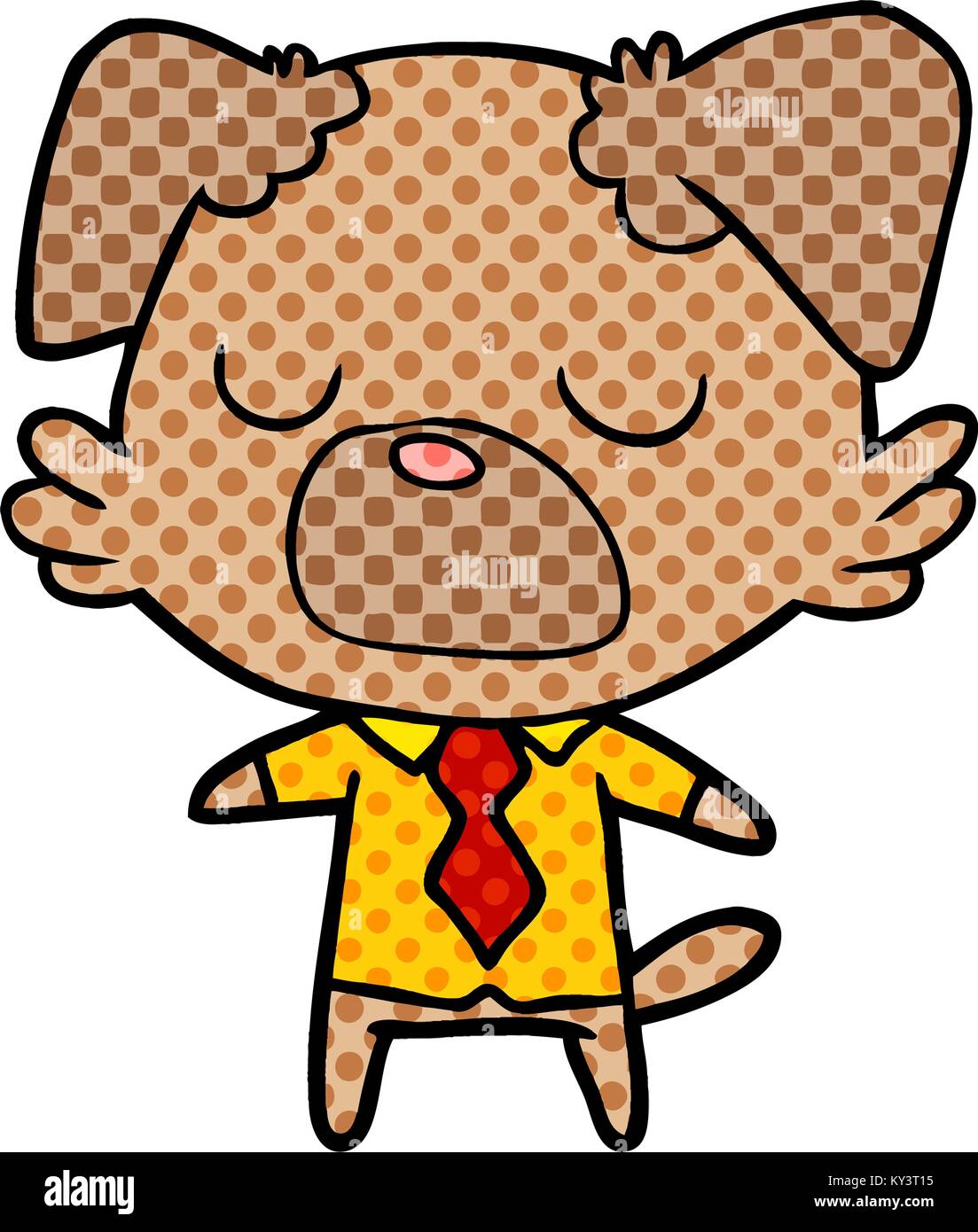 cartoon dog manager Stock Vector Image & Art - Alamy