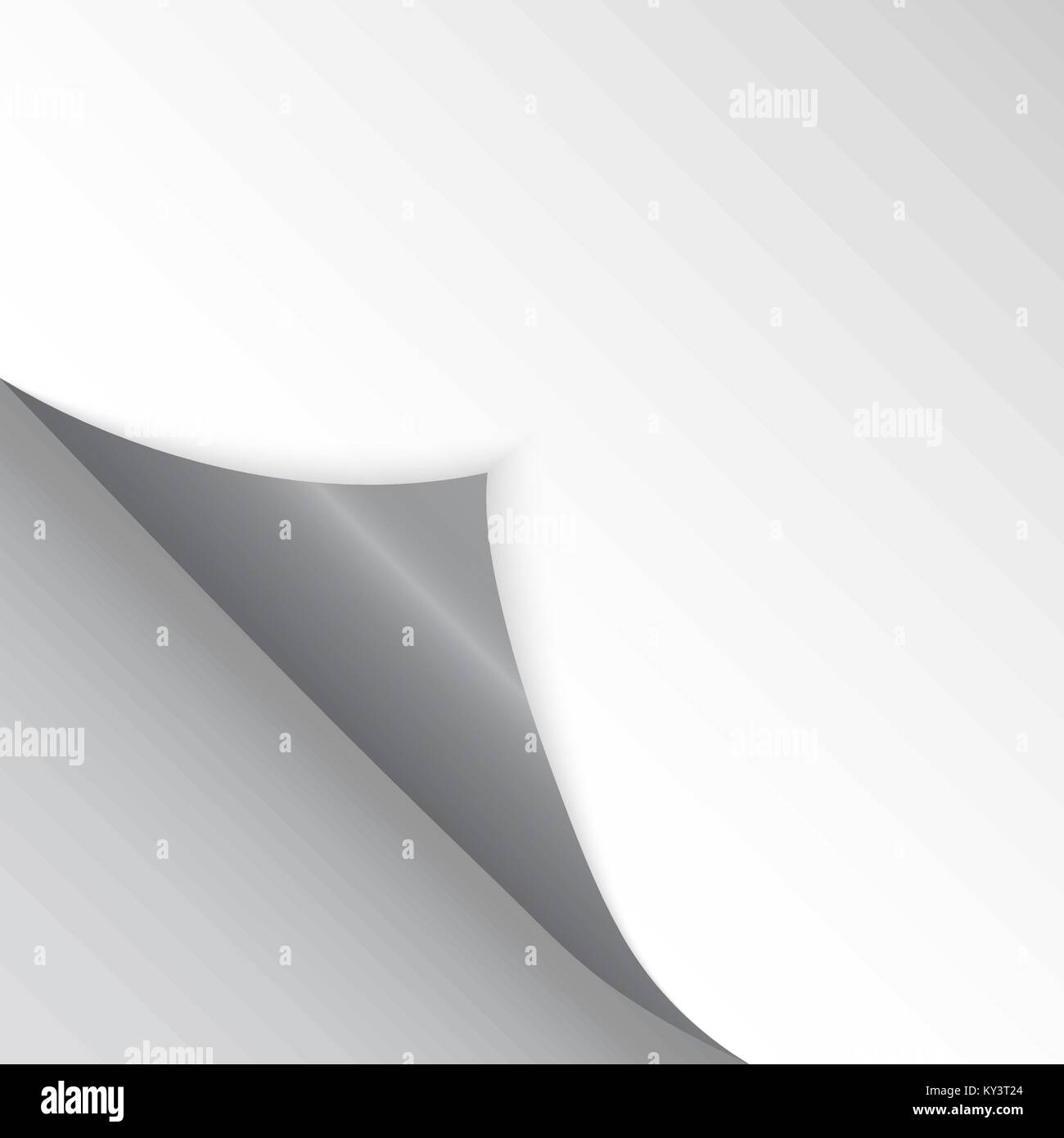 Pattern of bent corner for free filling of gray color. Vector ...