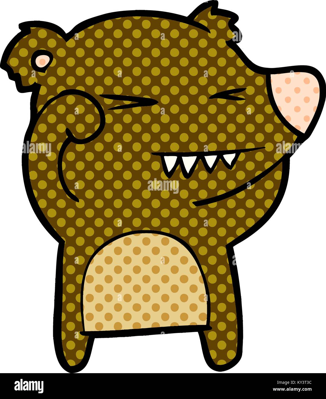 angry bear cartoon Stock Vector Image & Art - Alamy