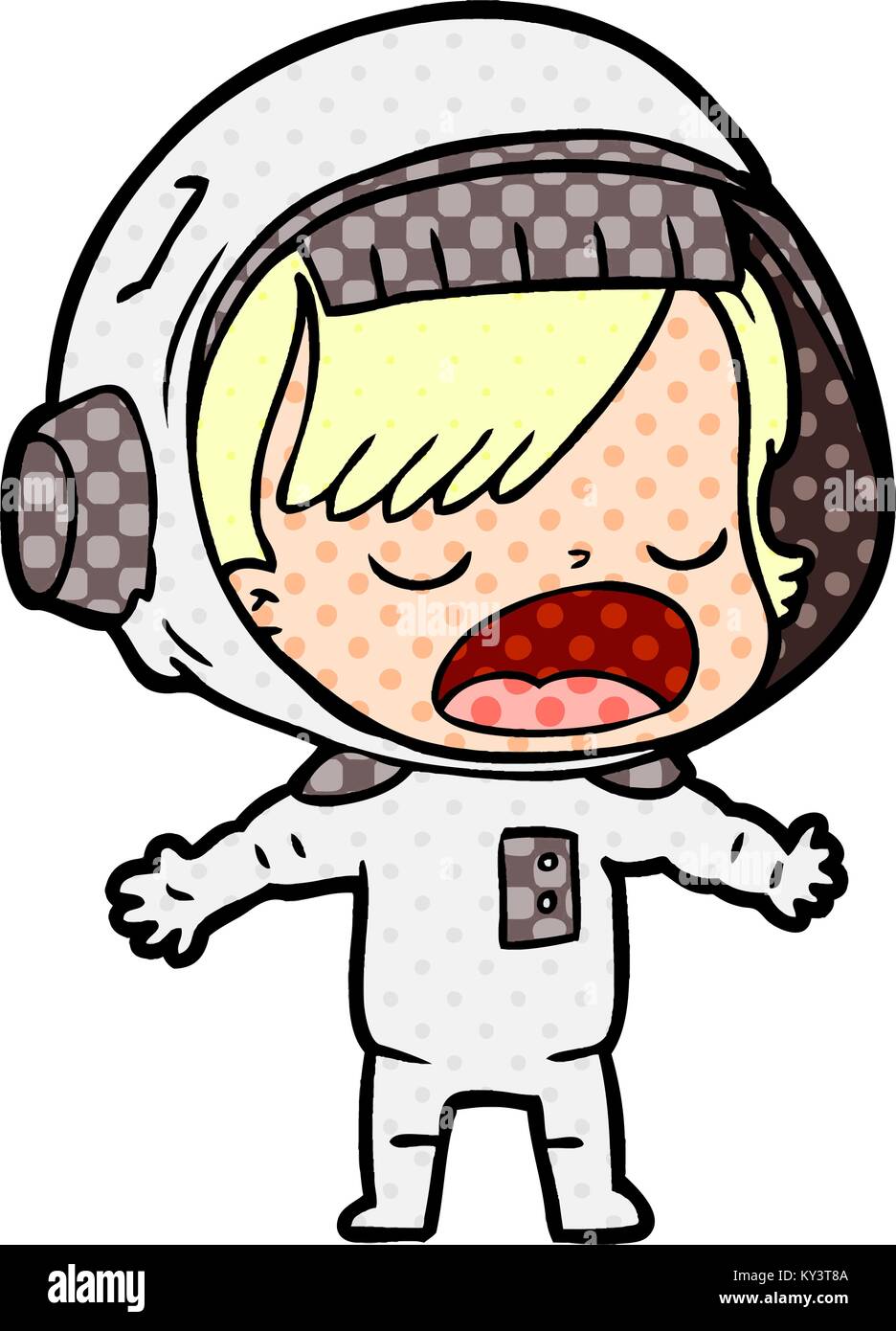cartoon talking astronaut Stock Vector Image & Art - Alamy