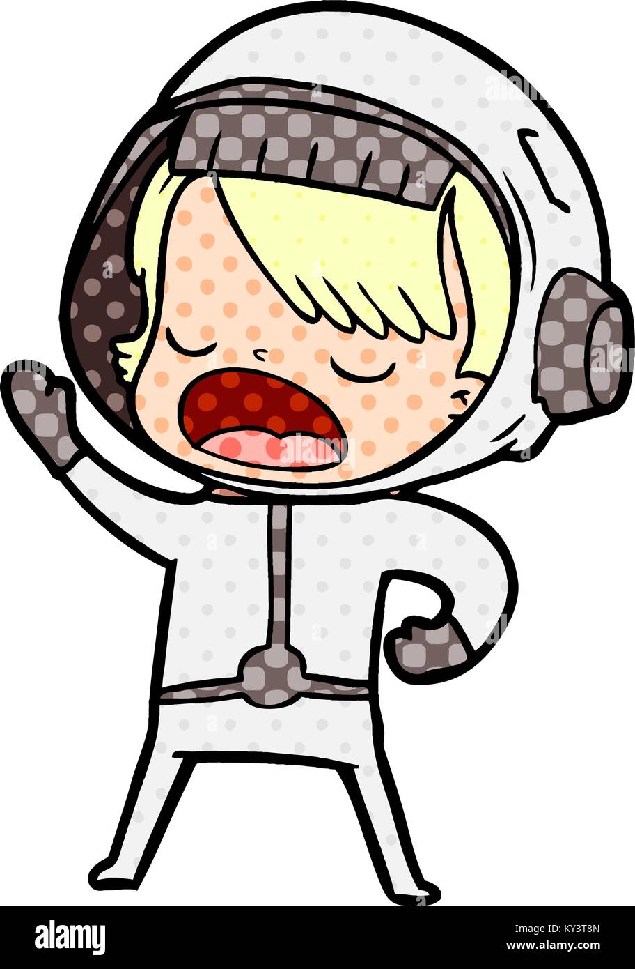 cartoon talking astronaut Stock Vector Image & Art - Alamy