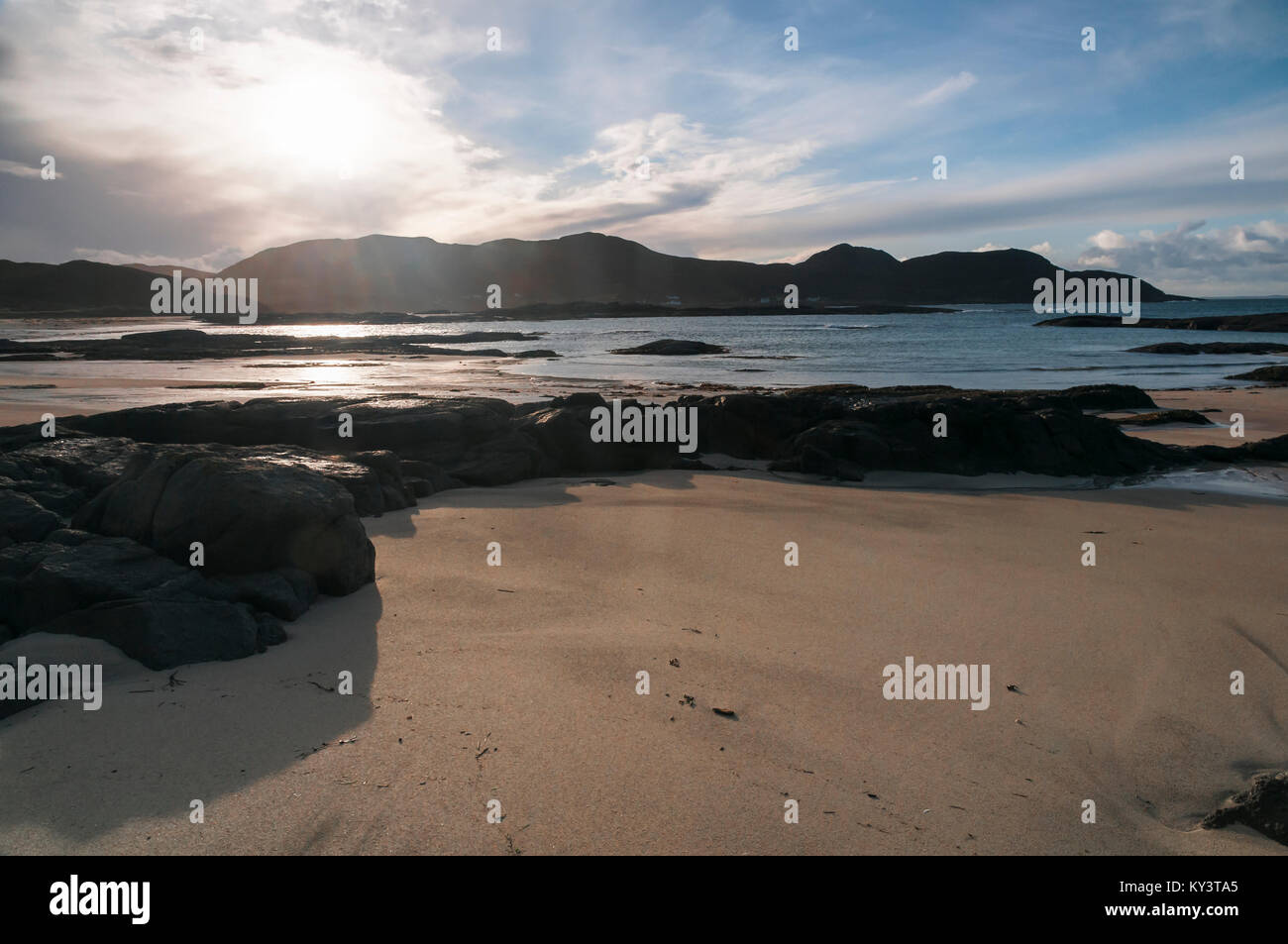 The Atlantic ocean breaking on Sanna Bay, Ardnamurchan, Lochaber ...