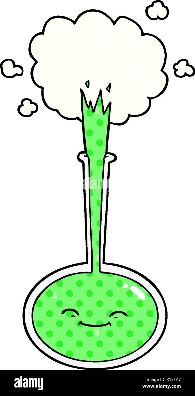 cartoon chemical reaction Stock Vector Image & Art - Alamy