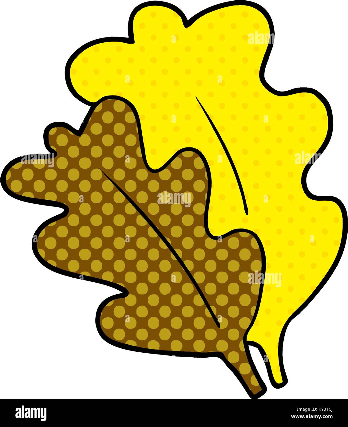 fall leaves cartoon Stock Vector Image & Art - Alamy
