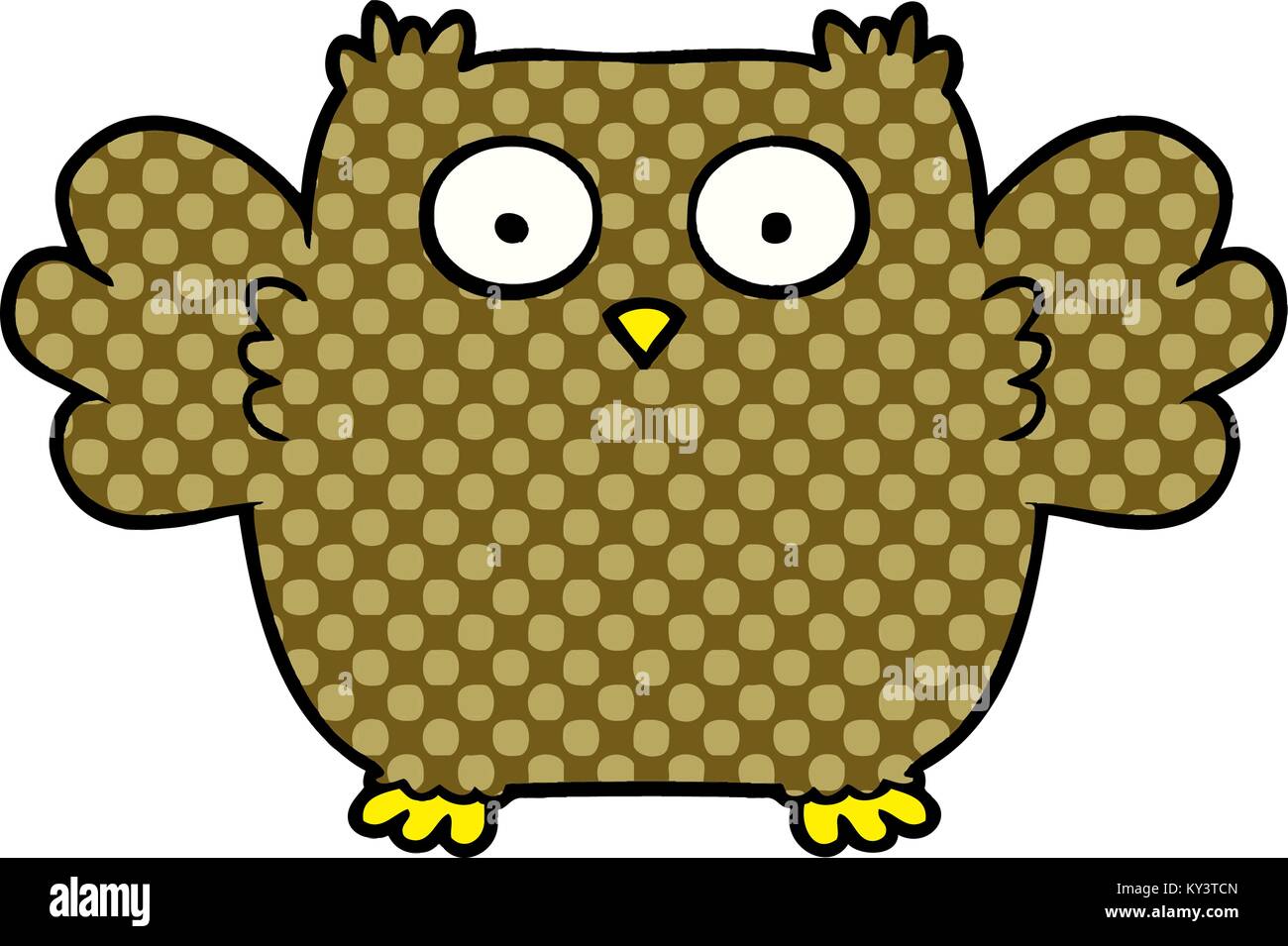 cute cartoon owl Stock Vector Image & Art - Alamy