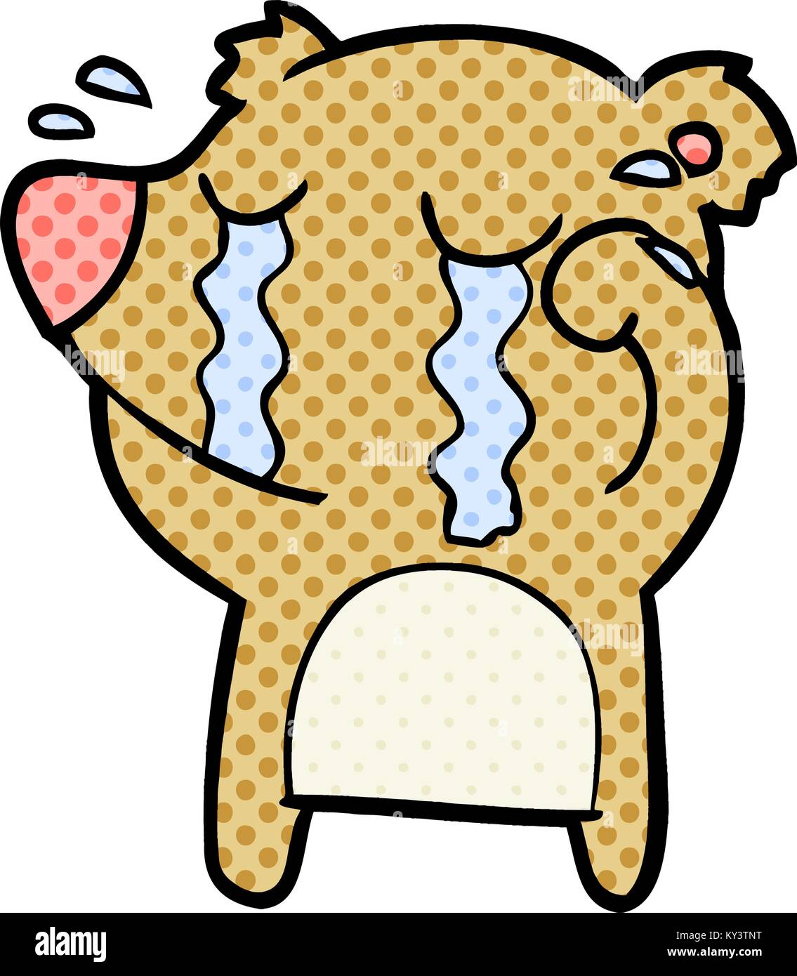 cartoon crying bear Stock Vector Image & Art - Alamy