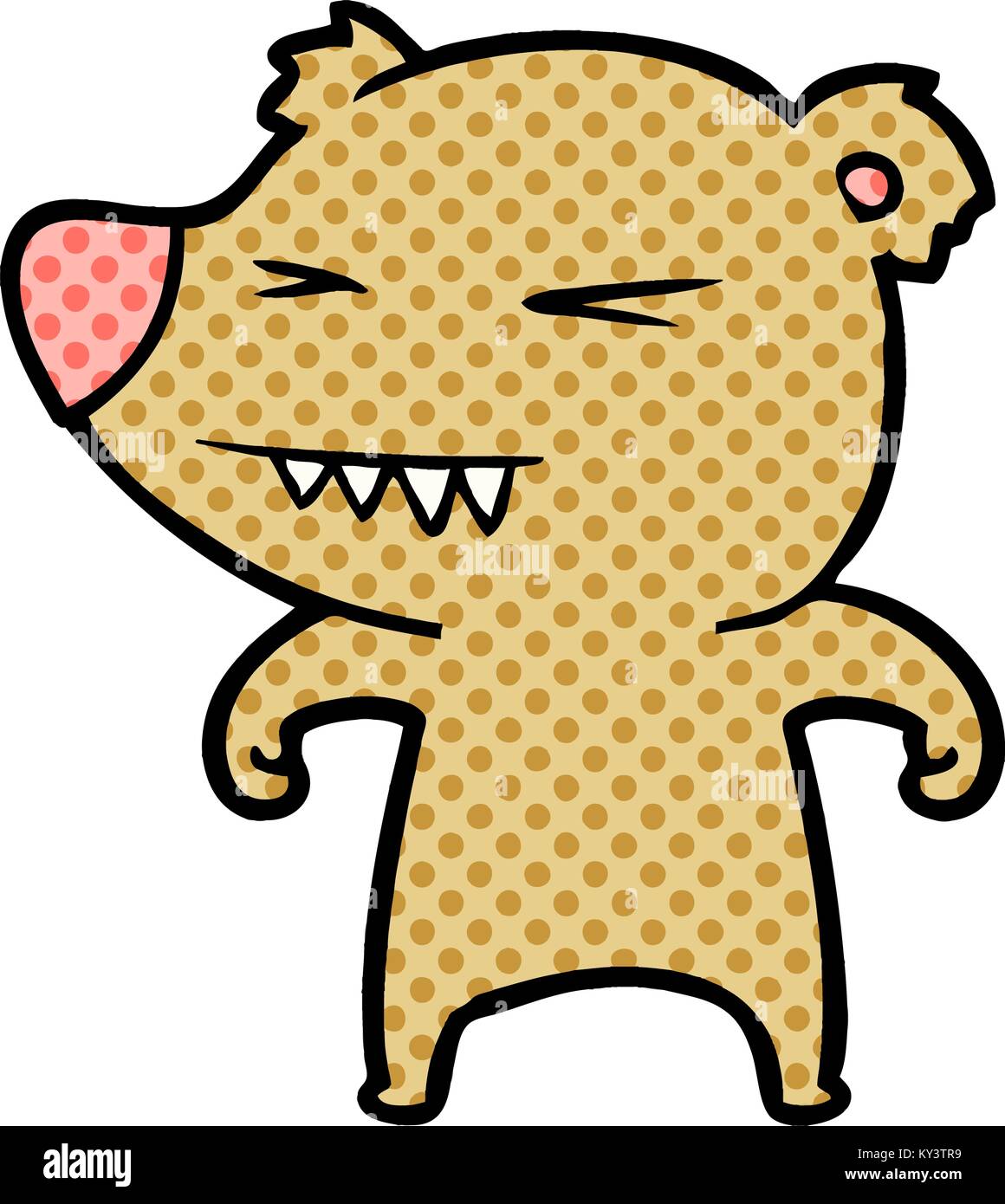 angry bear cartoon Stock Vector Image & Art - Alamy