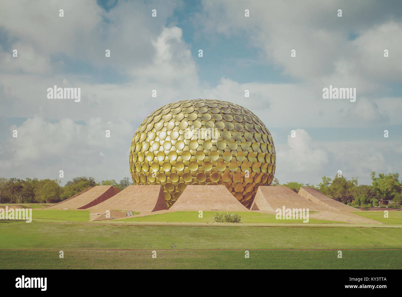 Pondicherry auroville hi-res stock photography and images - Alamy