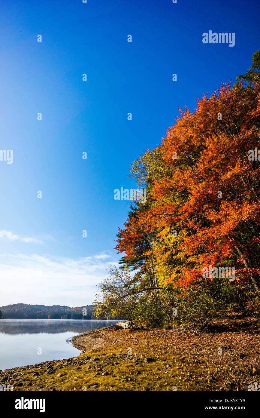 Saville Dam Barkhamsted Reservoir Barkhamsted, Connecticut, USA Stock ...
