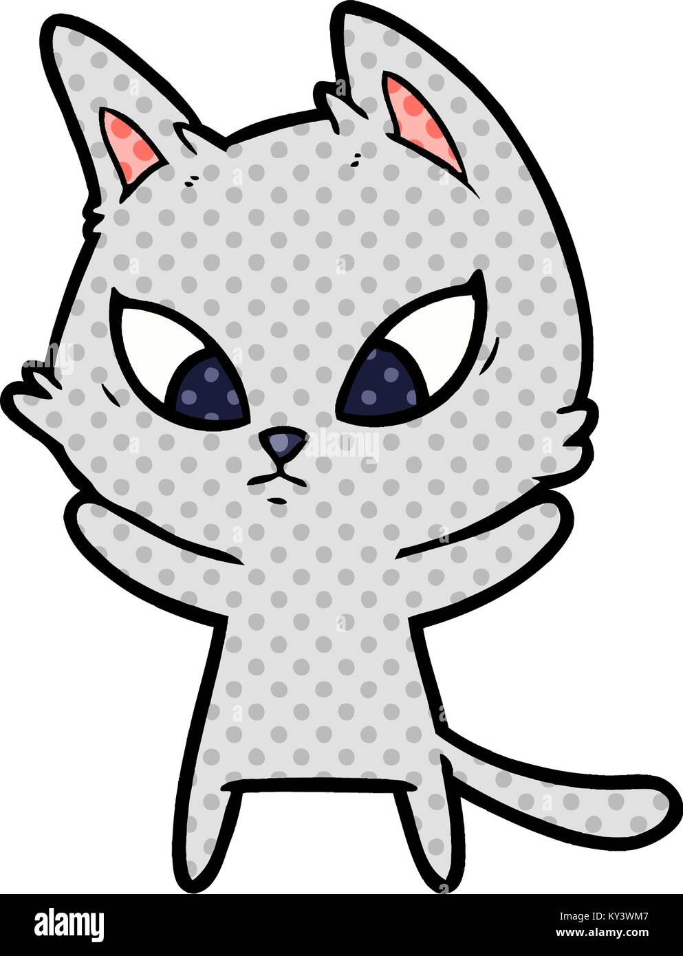 confused cartoon cat Stock Vector Image & Art - Alamy