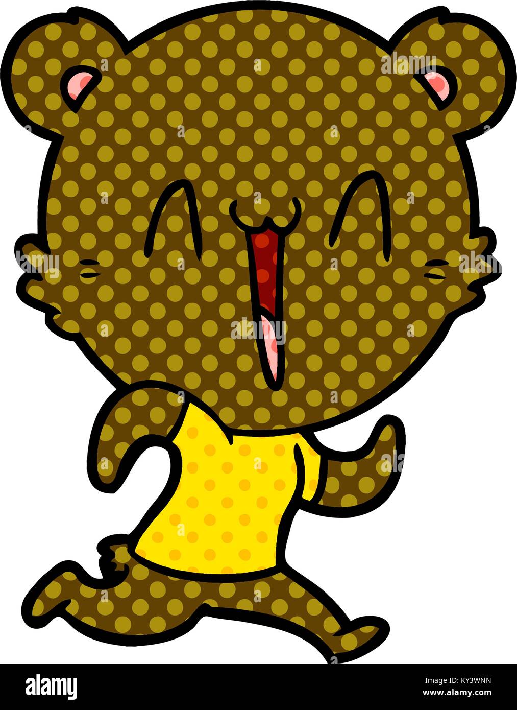 running bear cartoon Stock Vector Image & Art - Alamy