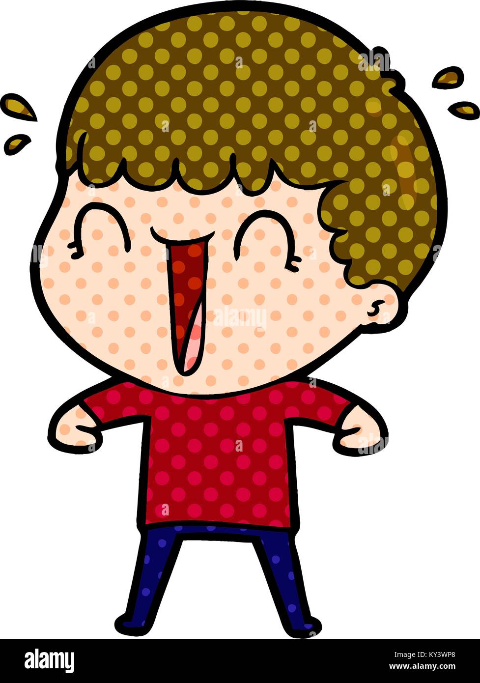 laughing cartoon man Stock Vector Image & Art - Alamy