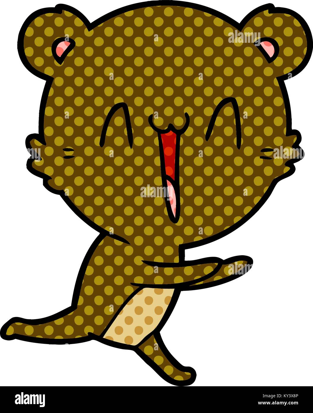 running bear cartoon Stock Vector Image & Art - Alamy