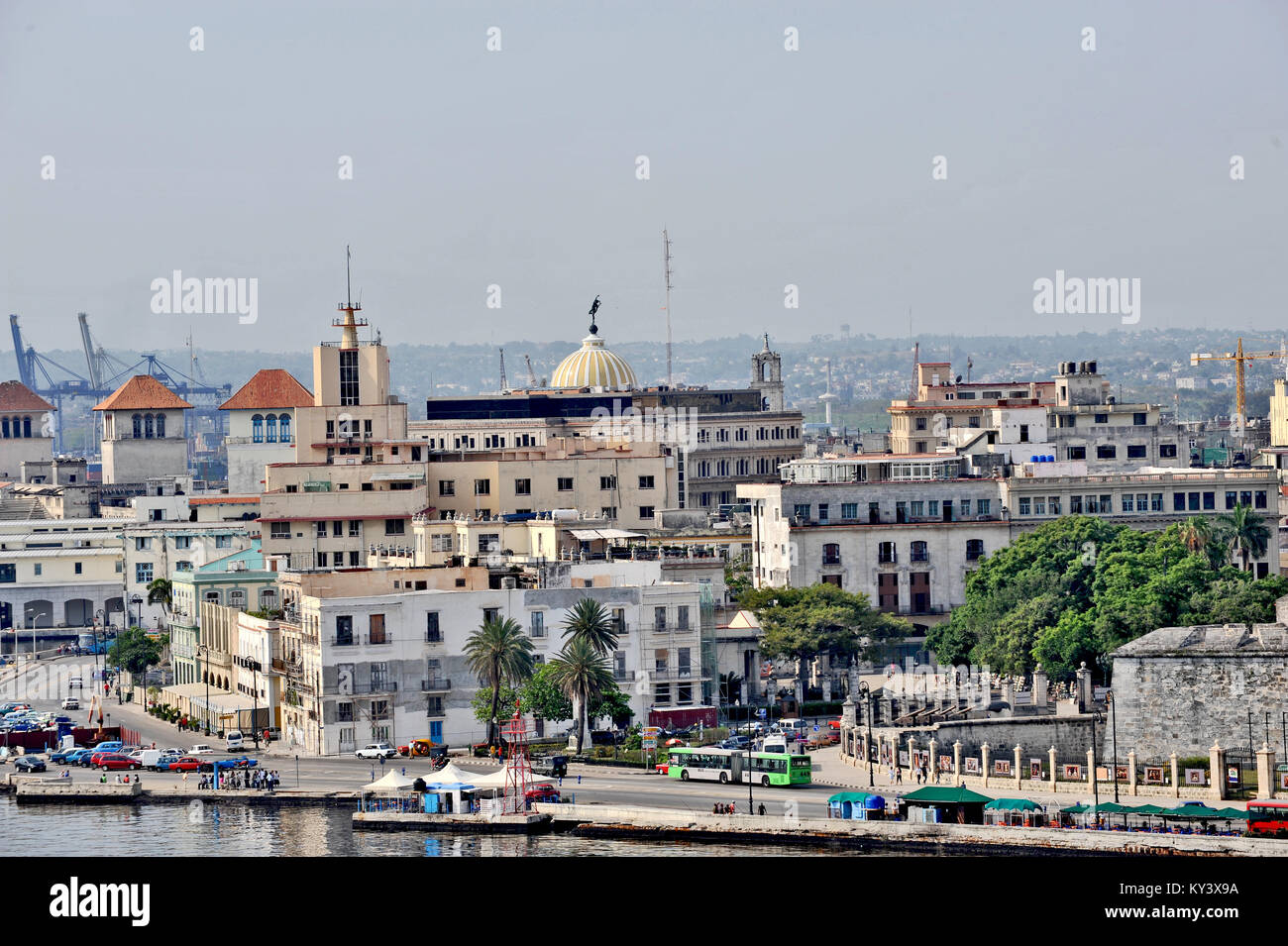 HAVANA, CUBA, MAY 11, 2009. A panorama of Havana, Cuba, on May 11th ...