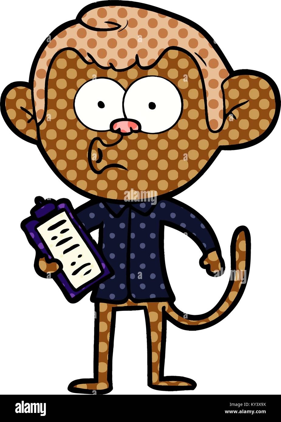 cartoon salesman monkey Stock Vector Image & Art - Alamy