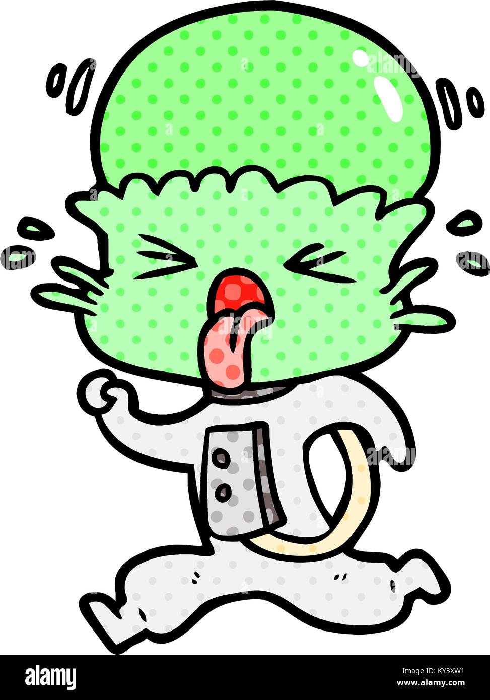 weird cartoon alien Stock Vector Image & Art - Alamy