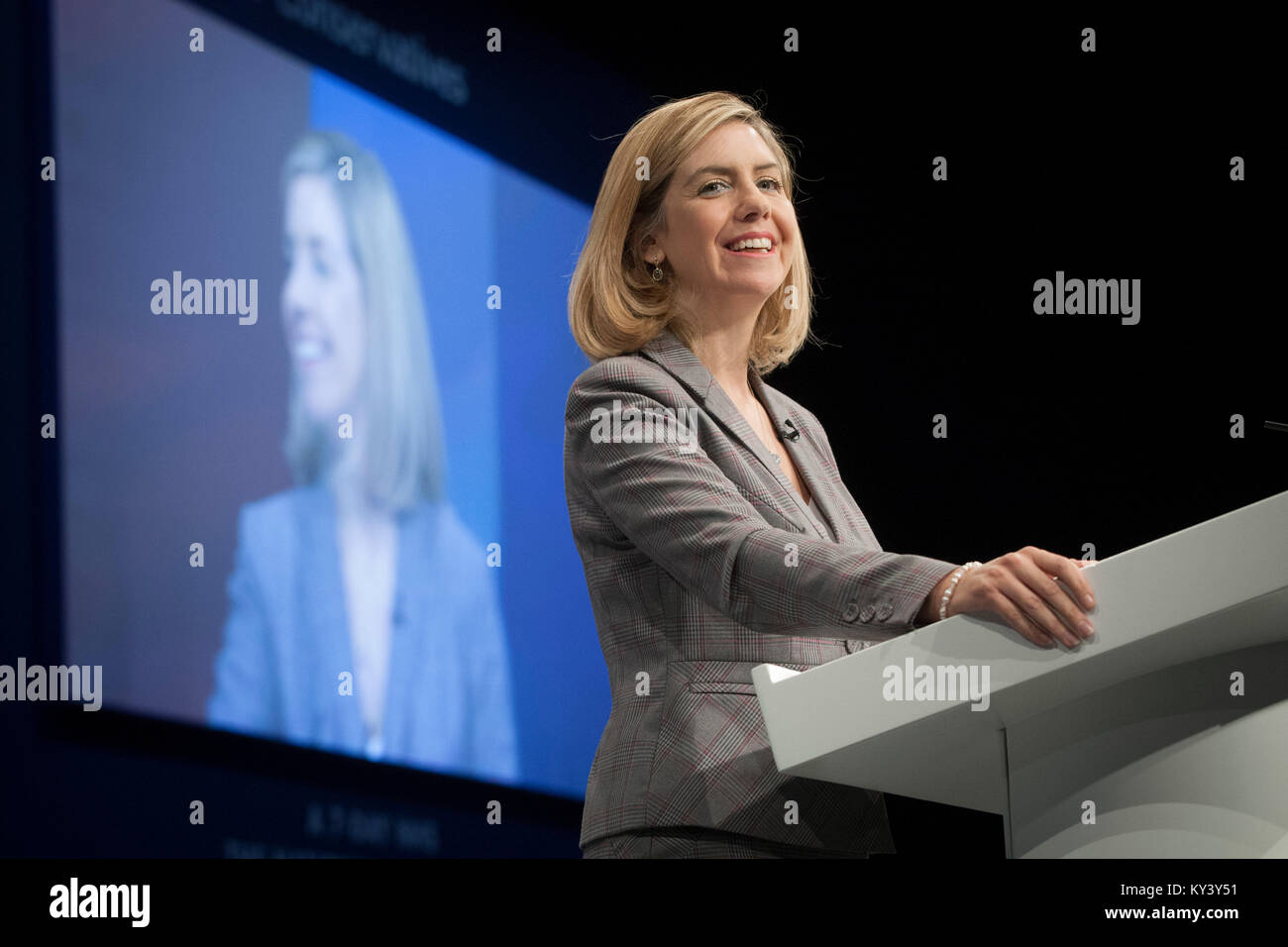 Recently-elected MP for Morley and Outwood Andrea Jenkyns, addressing ...