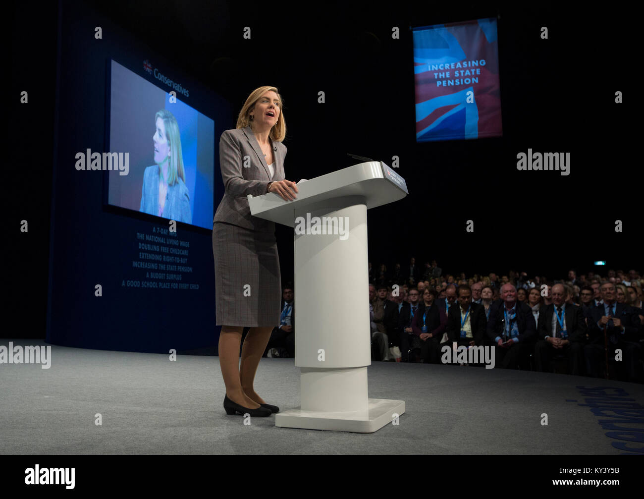 Recently-elected MP for Morley and Outwood Andrea Jenkyns, addressing ...