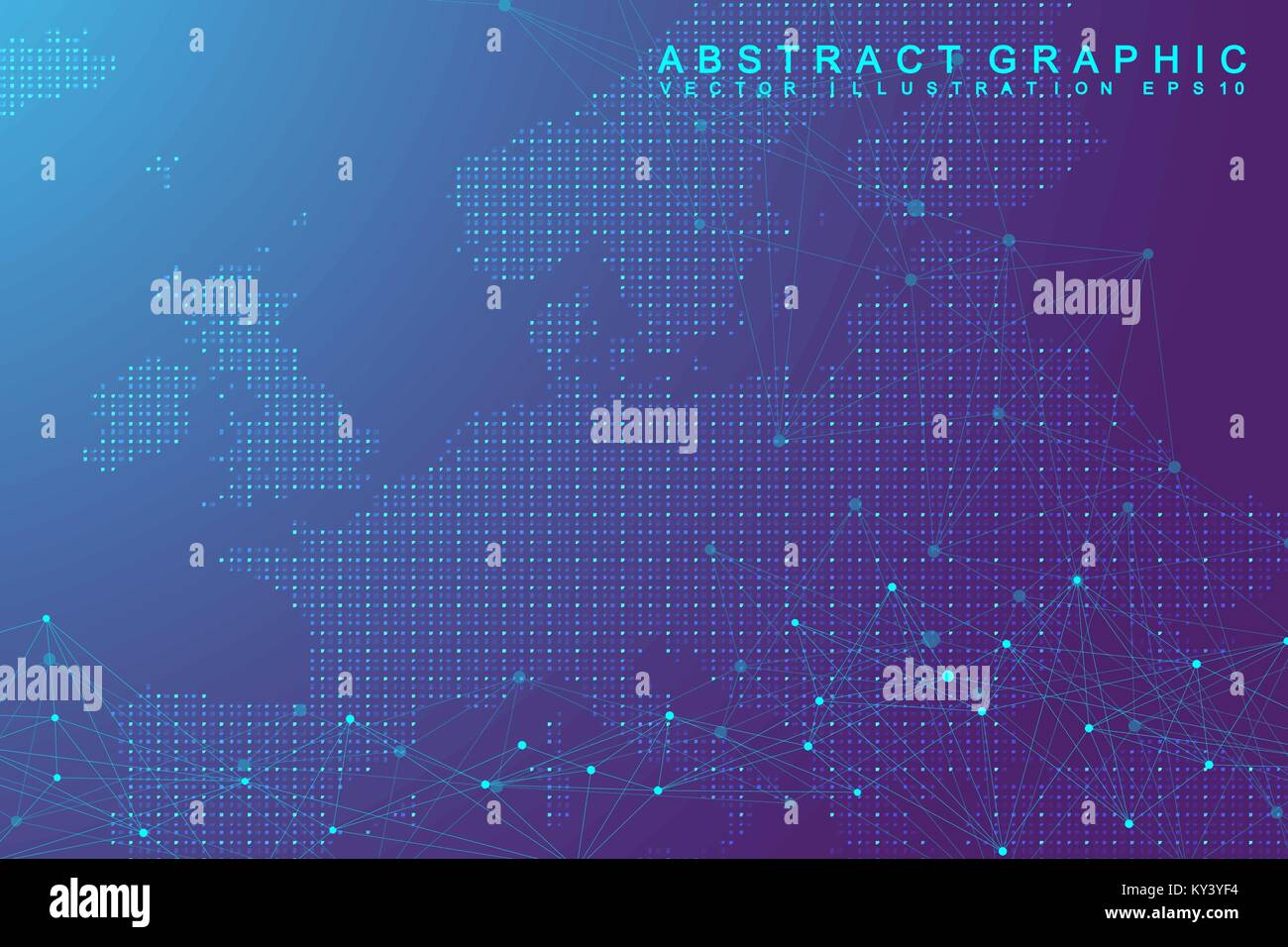 Big data complex world globe. Graphic abstract background communication ...