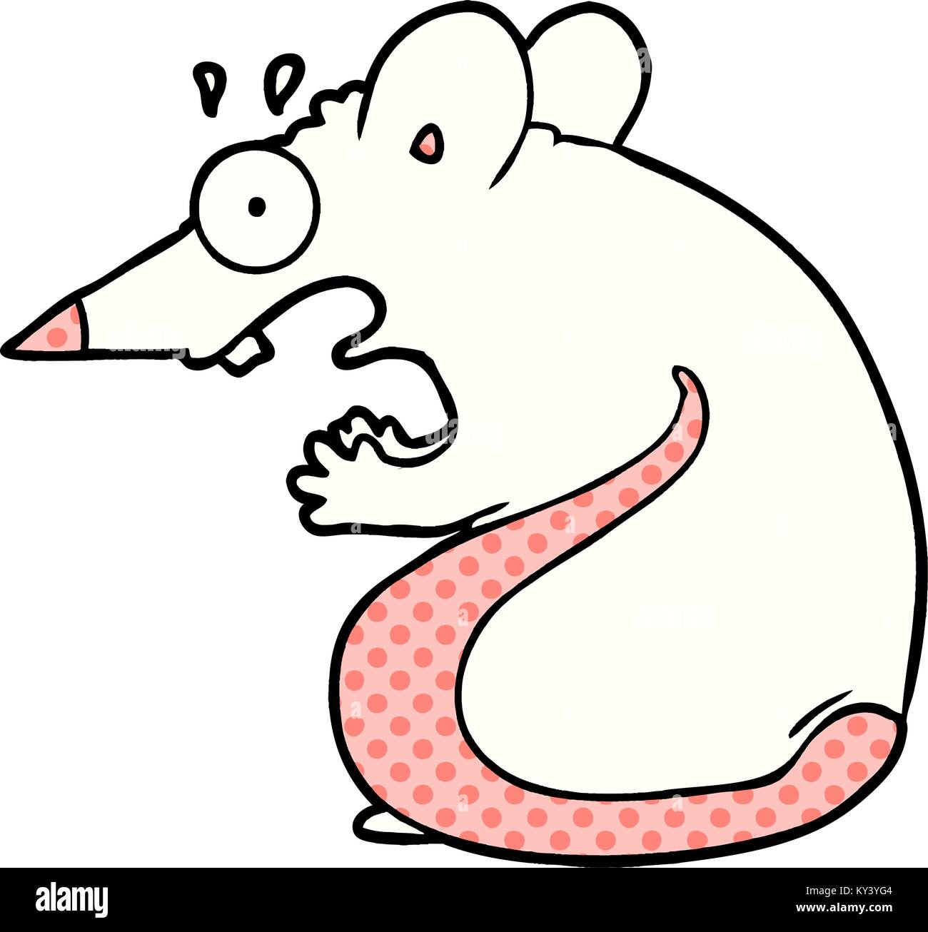 cartoon frightened mouse Stock Vector Image & Art - Alamy