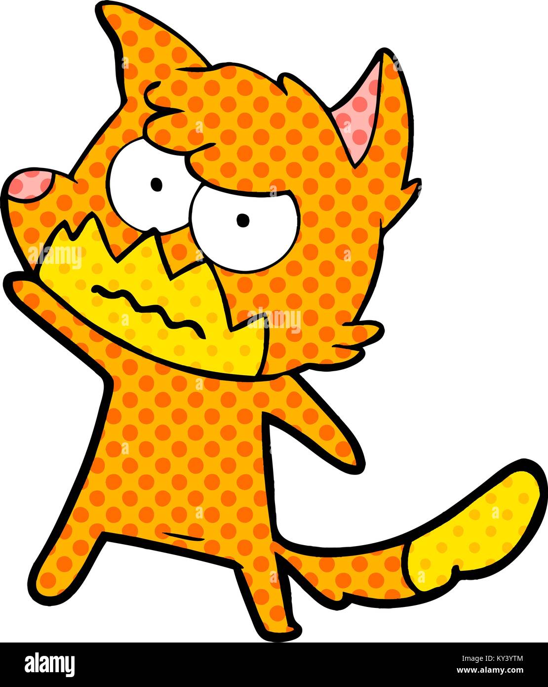 cartoon annoyed fox Stock Vector Image & Art - Alamy