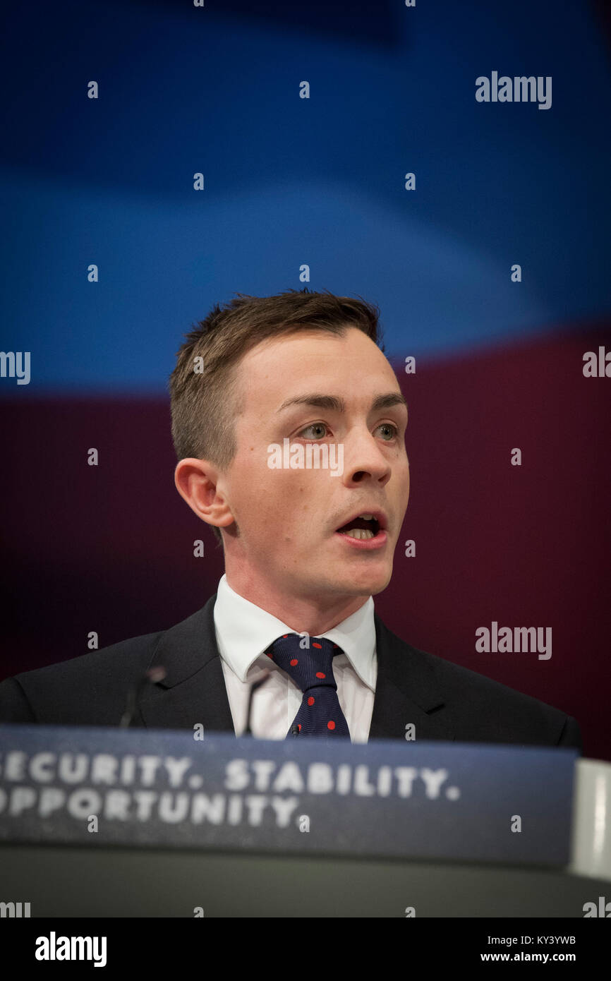 Leader of Trafford Borough Council Sean Anstee, addressing delegates on ...