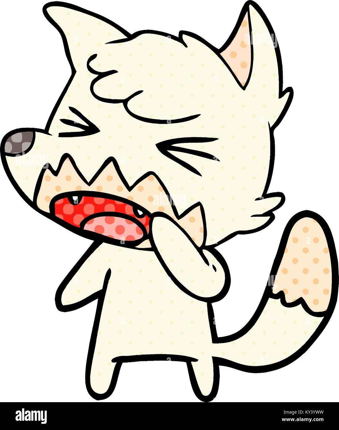 angry cartoon fox Stock Vector Image & Art - Alamy