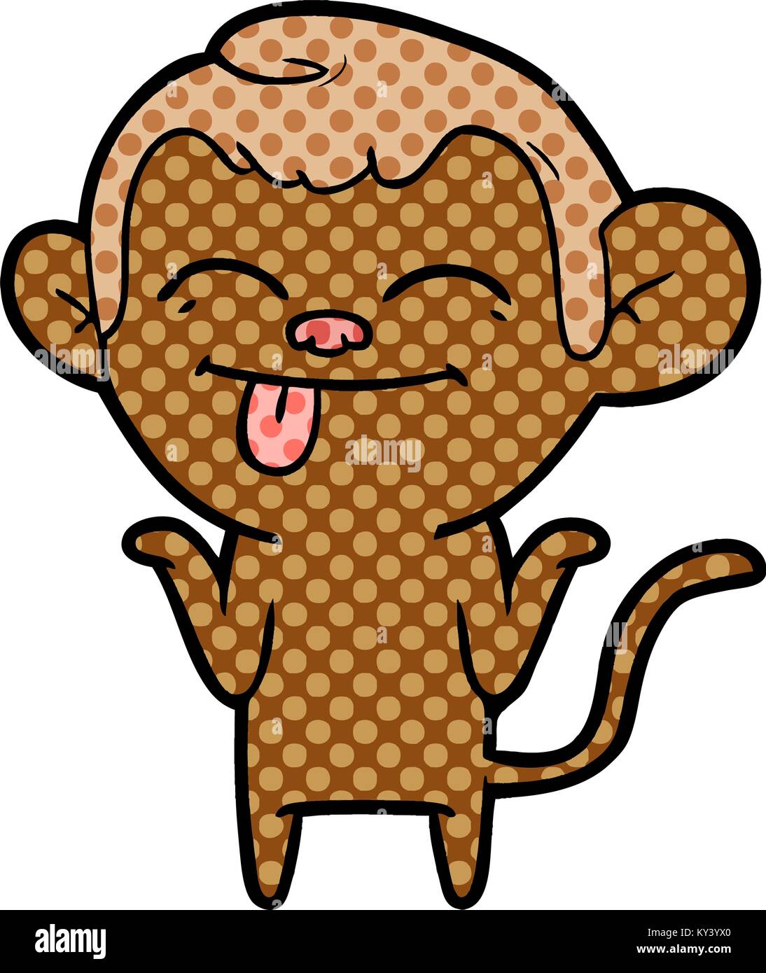 funny cartoon monkey Stock Vector Image & Art - Alamy