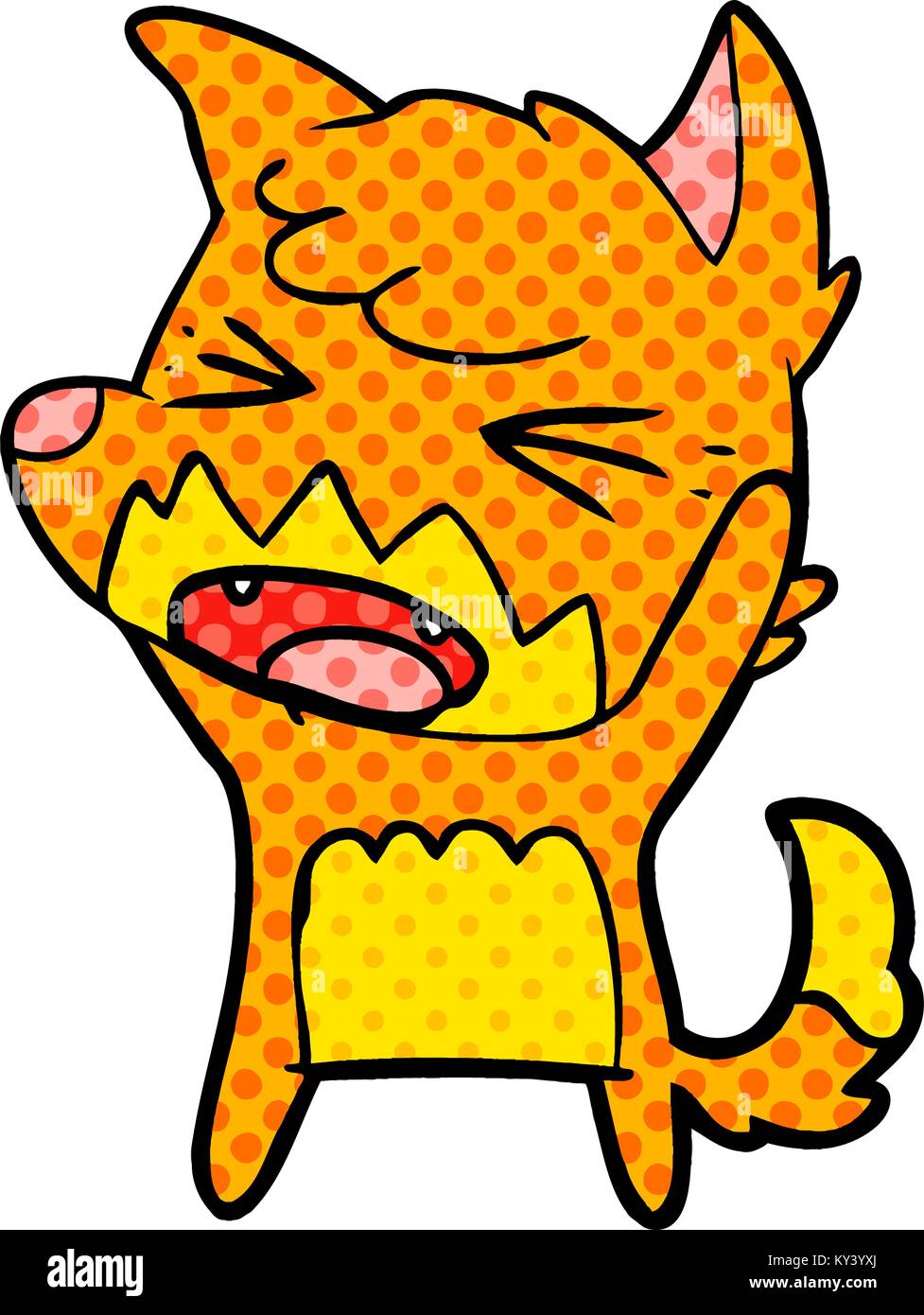 angry cartoon fox Stock Vector Image & Art - Alamy