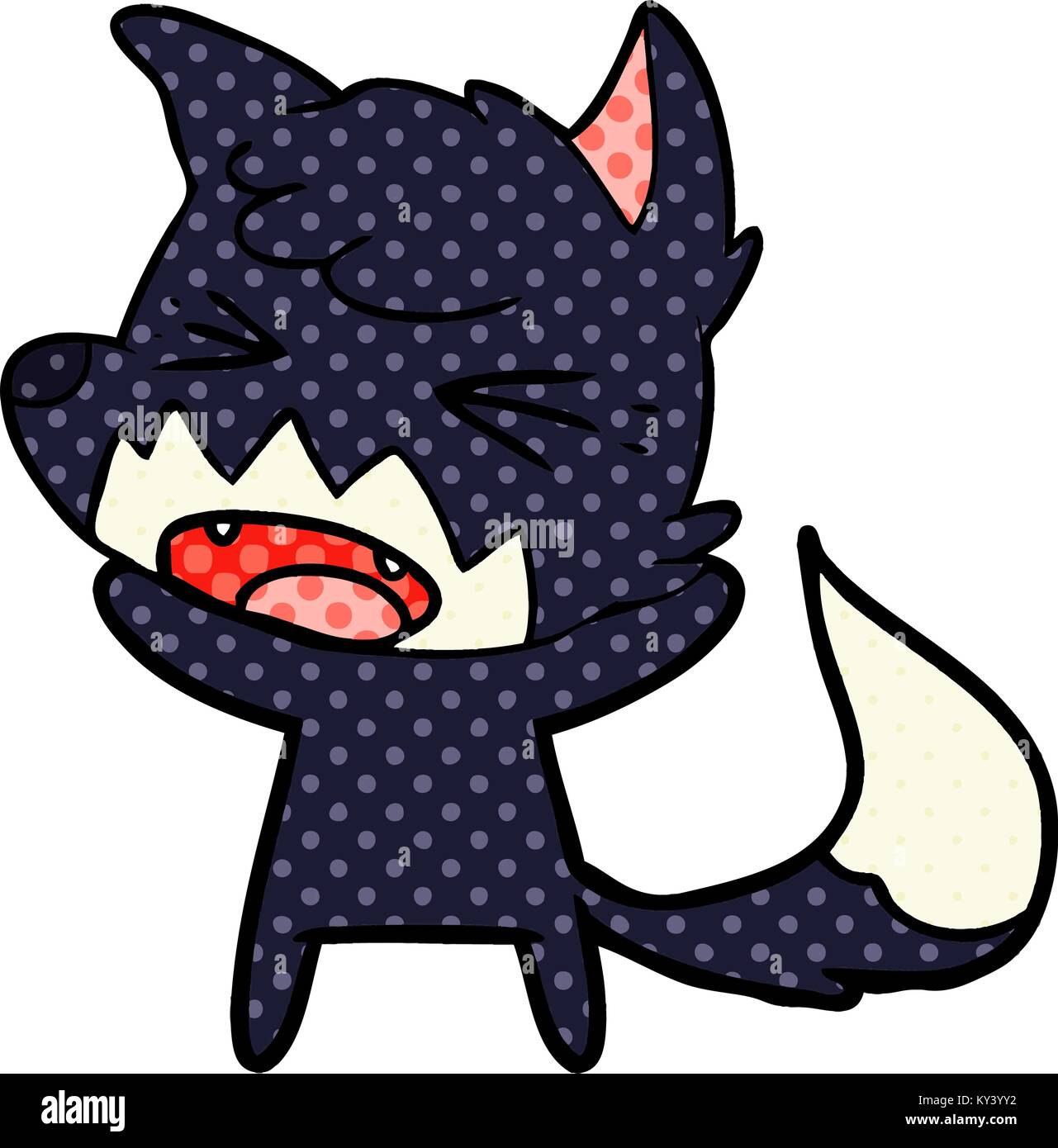 angry cartoon fox Stock Vector Image & Art - Alamy