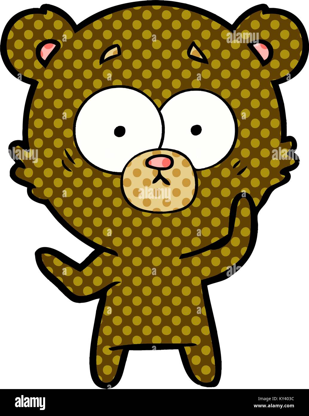 surprised bear cartoon Stock Vector Image & Art - Alamy