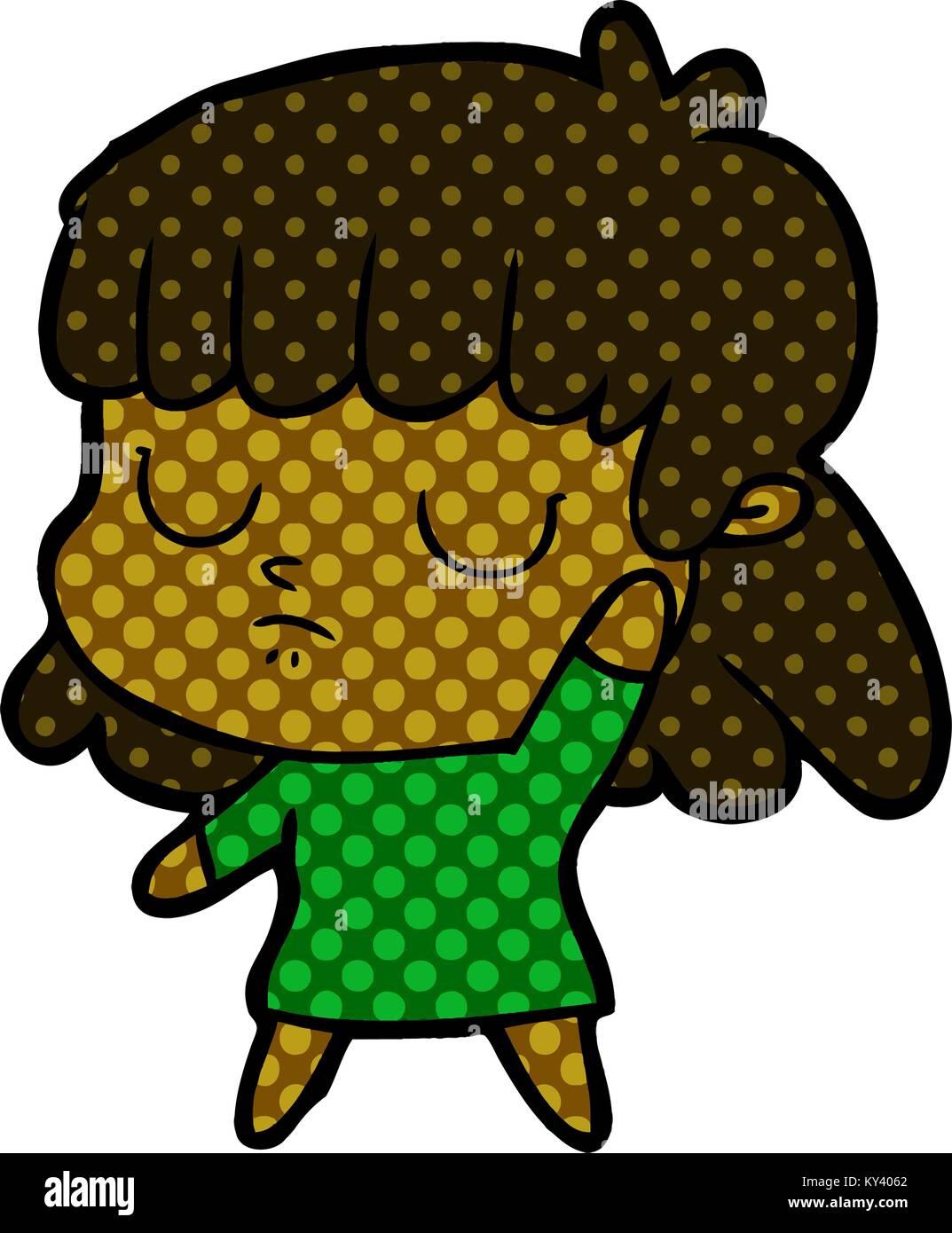 cartoon indifferent woman Stock Vector Image & Art - Alamy