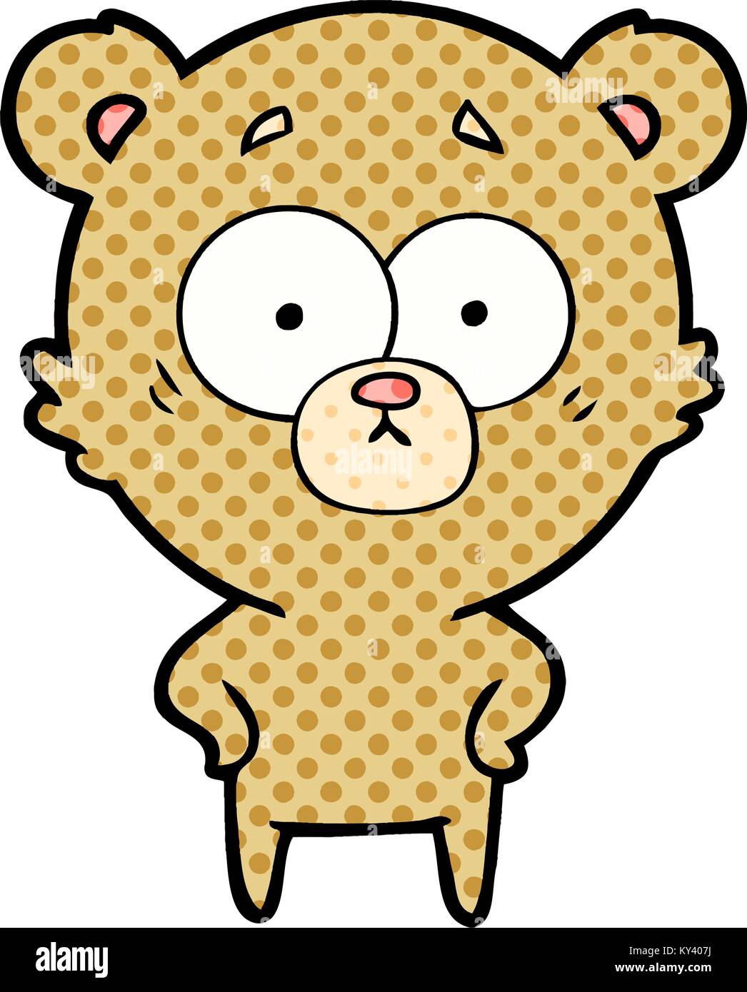 surprised bear cartoon Stock Vector Image & Art - Alamy