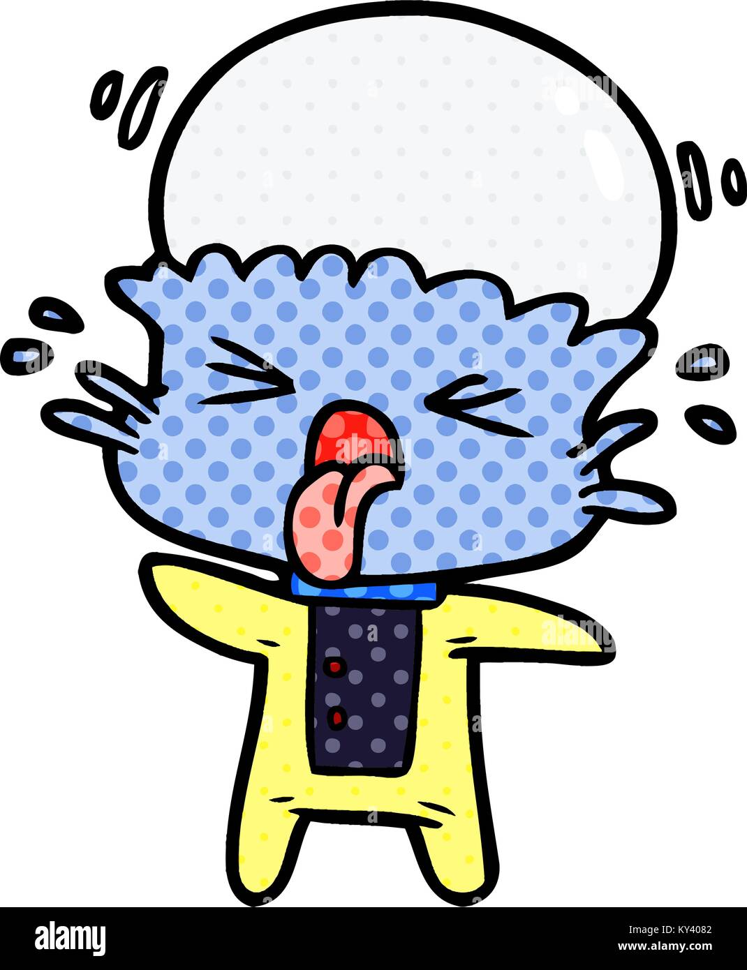 weird cartoon alien Stock Vector Image & Art - Alamy